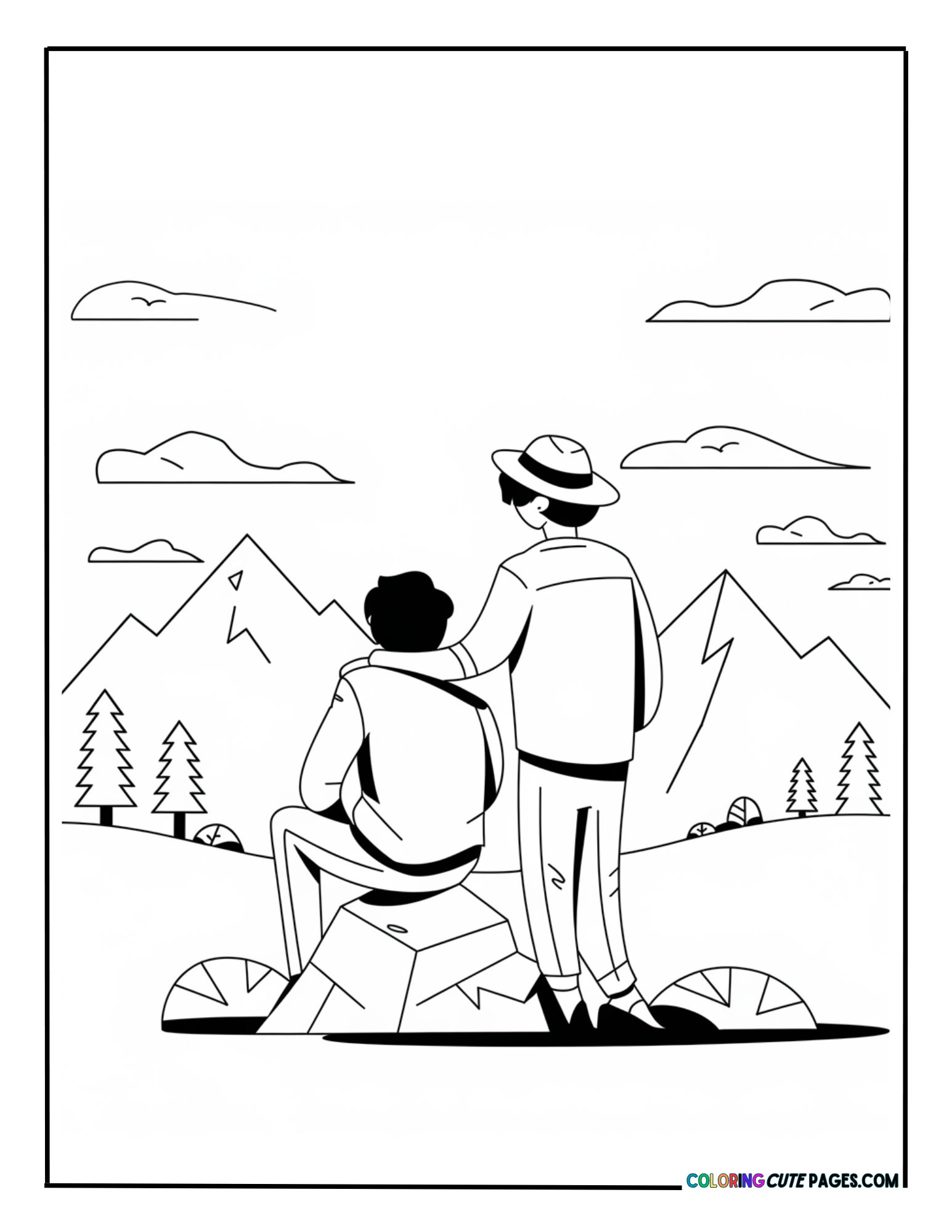 32 "I Miss You" Coloring Pages (Free to Print)