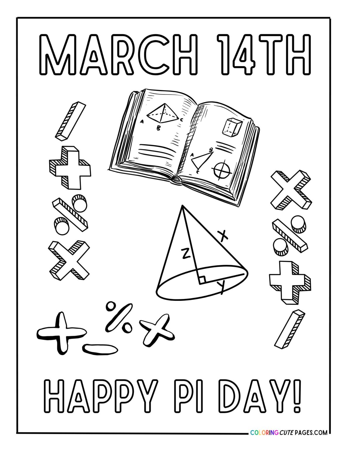 PI Day Coloring Pages (Free To Print)