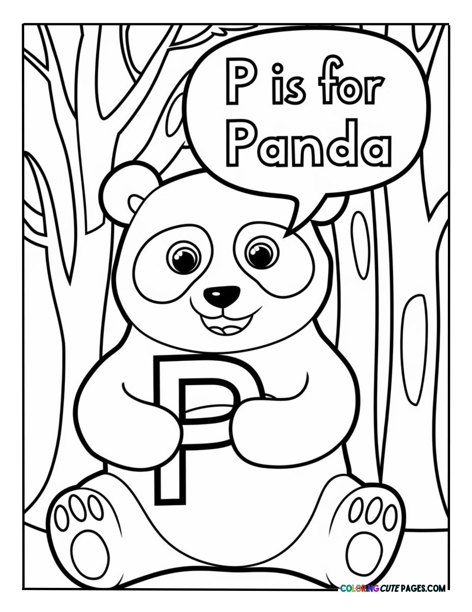 Panda Coloring Pages