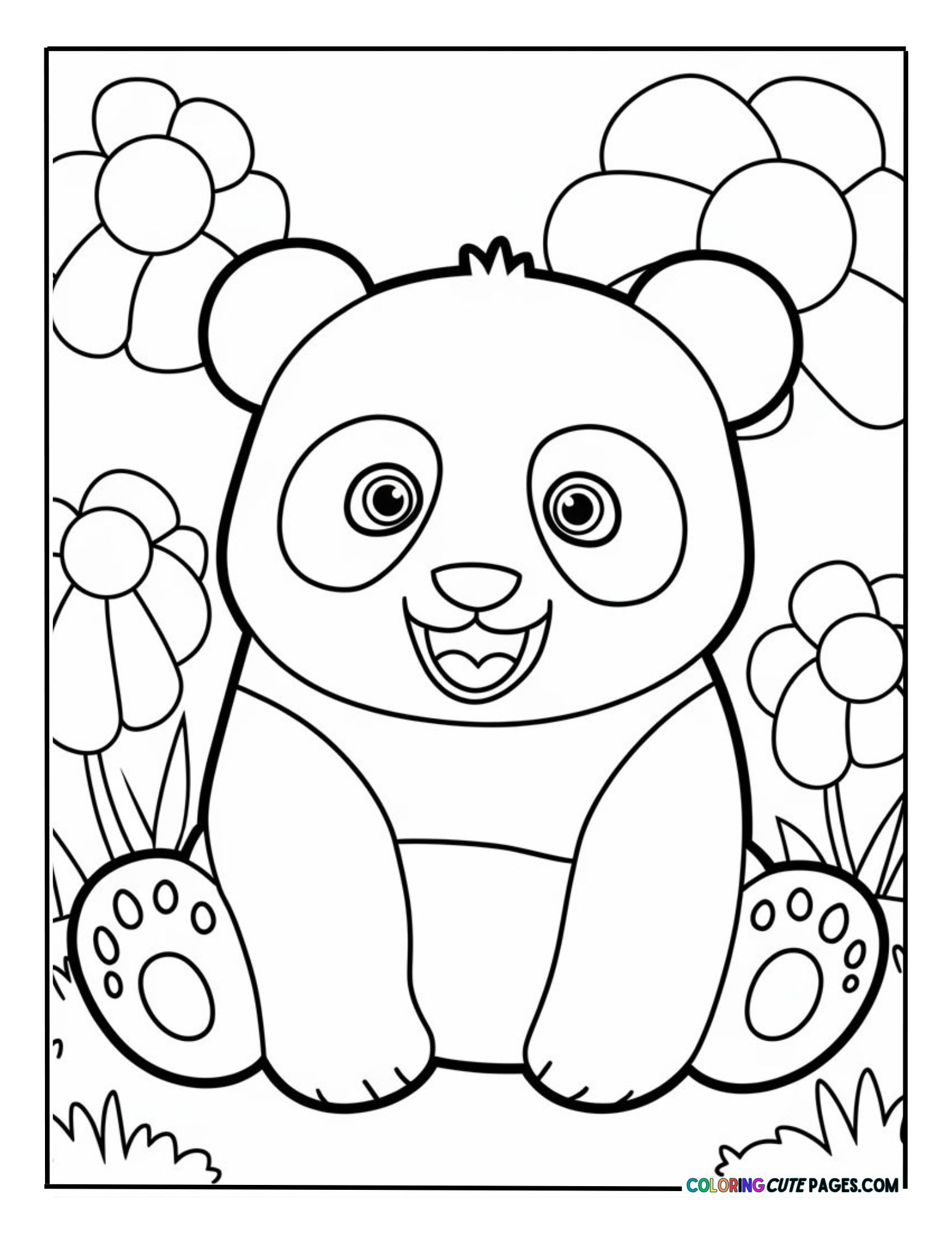 Panda Coloring Pages