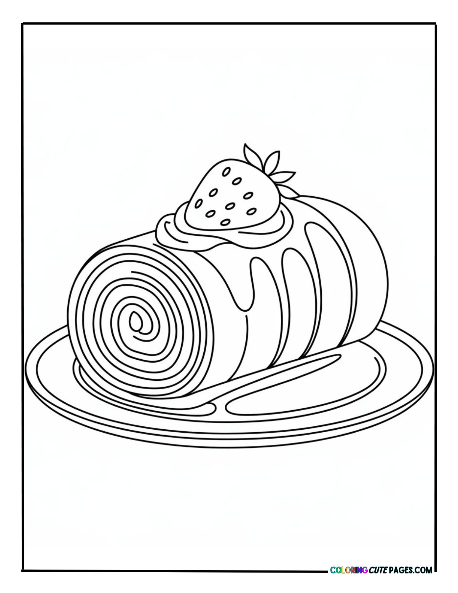 Aesthetic Food Coloring Pages