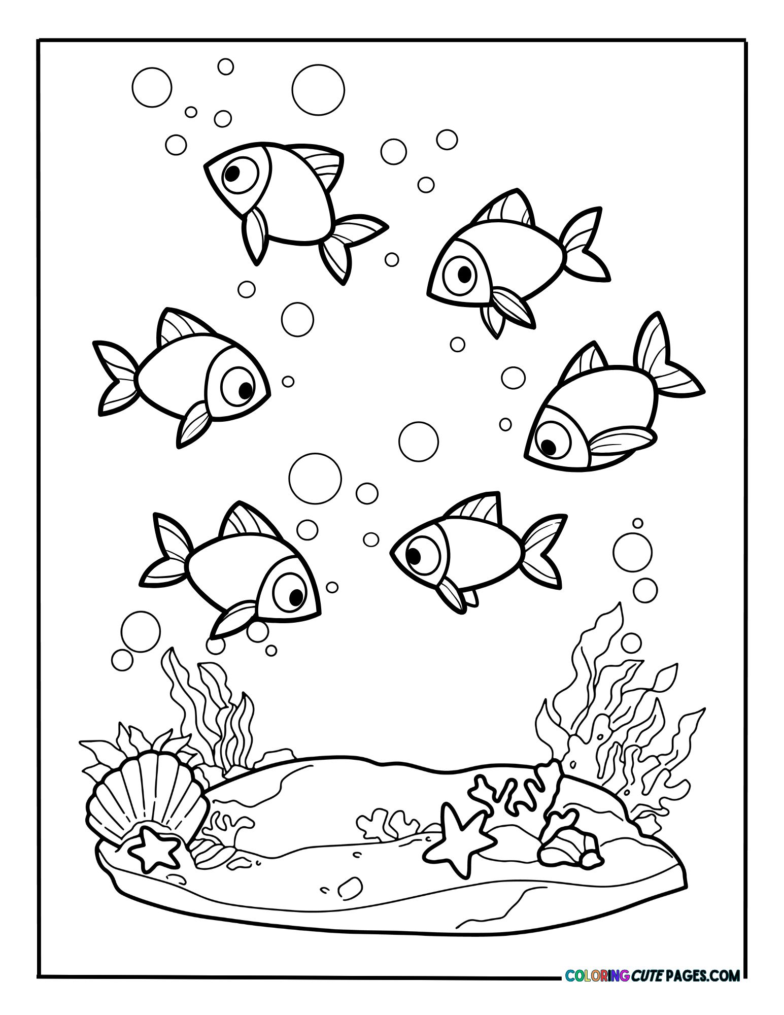 Ocean Coloring Pages For Kids