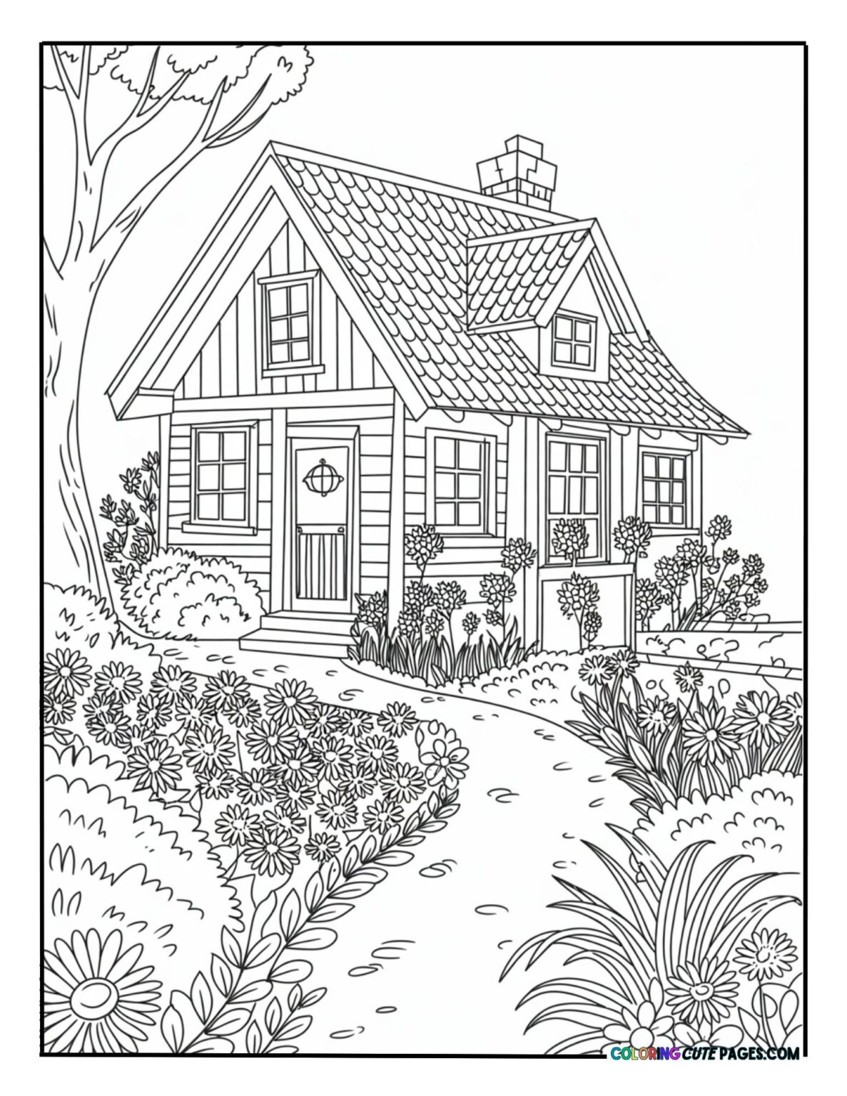 Garden Coloring Pages for Kids