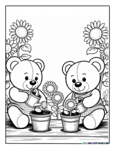 Garden Coloring Pages for Kids