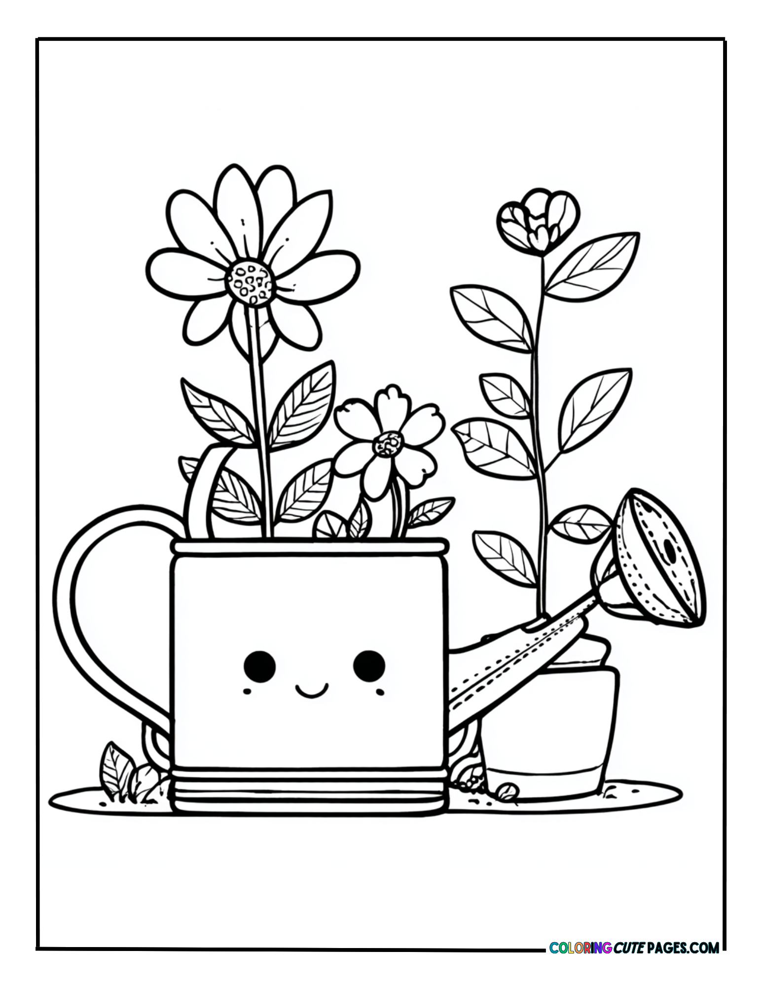 Garden Coloring Pages for Kids