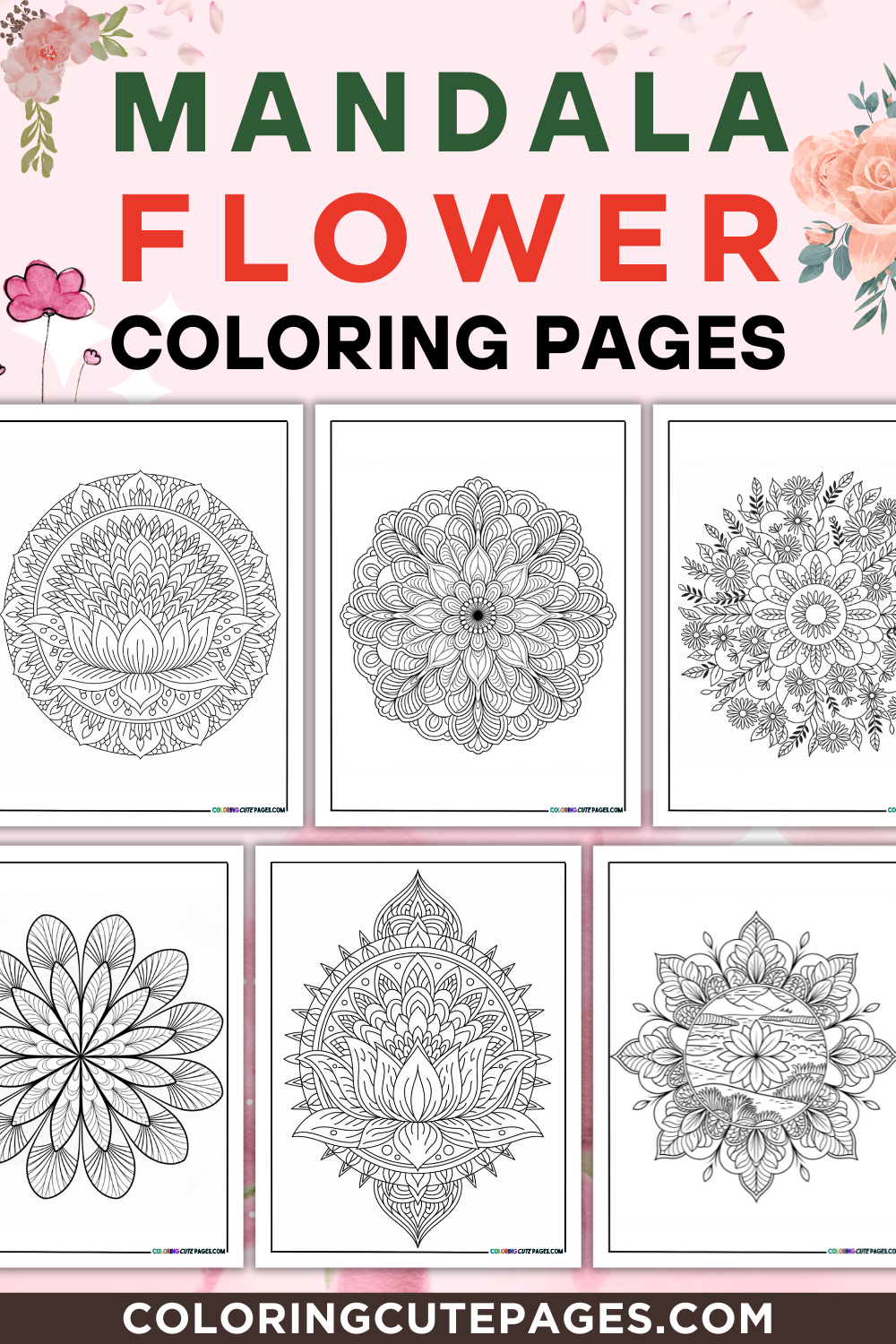Mandala Flower Coloring Pages