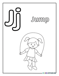 Letter J Coloring Pages