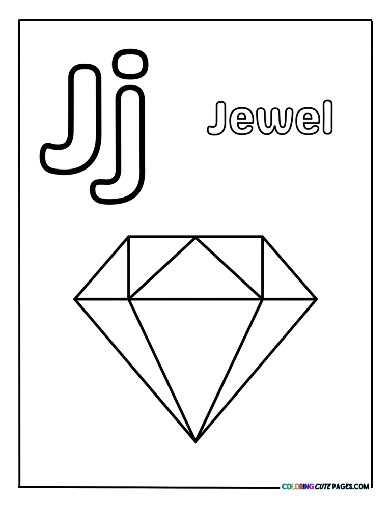 Letter J Coloring Pages