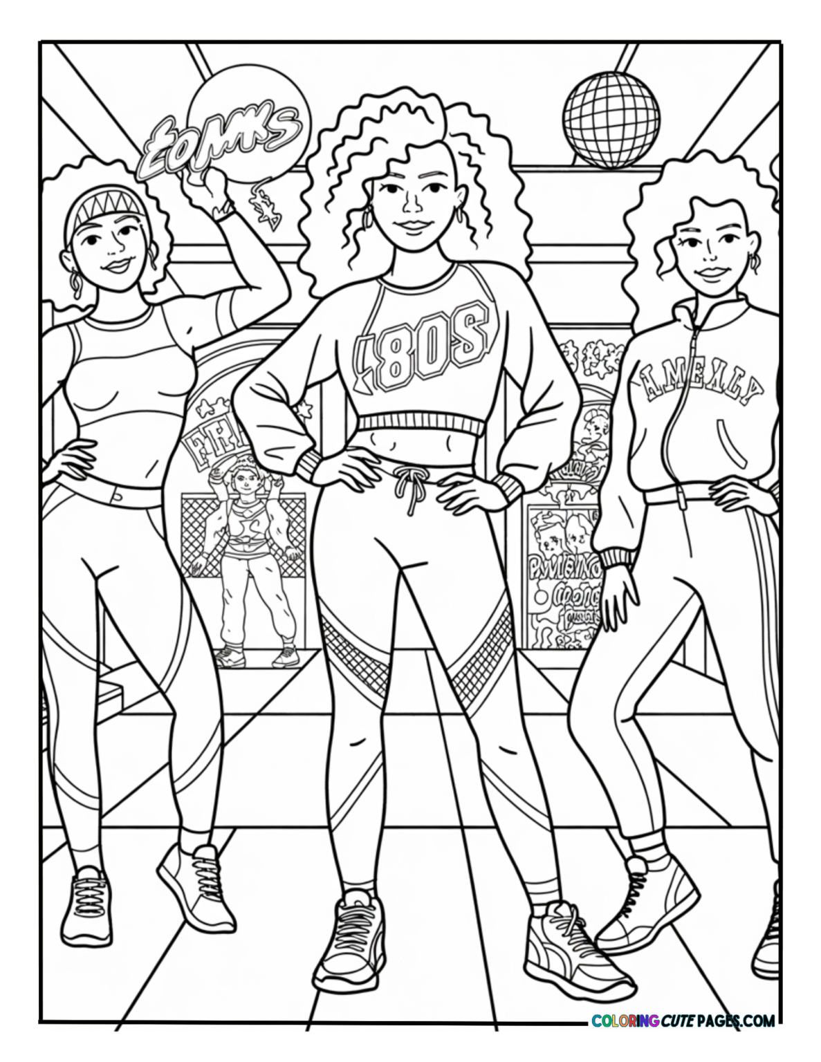 80's Coloring Pages