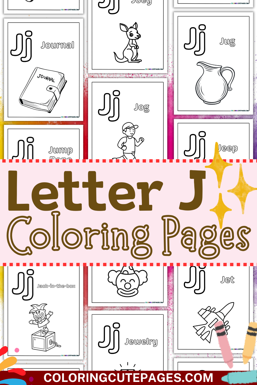 Letter J Coloring Pages