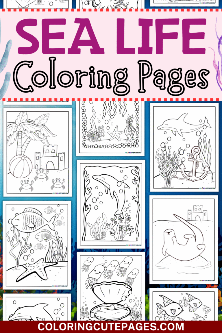 Sea Life Coloring Pages