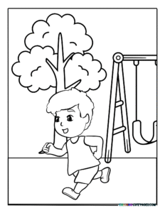 Healthy Habits Coloring Pages