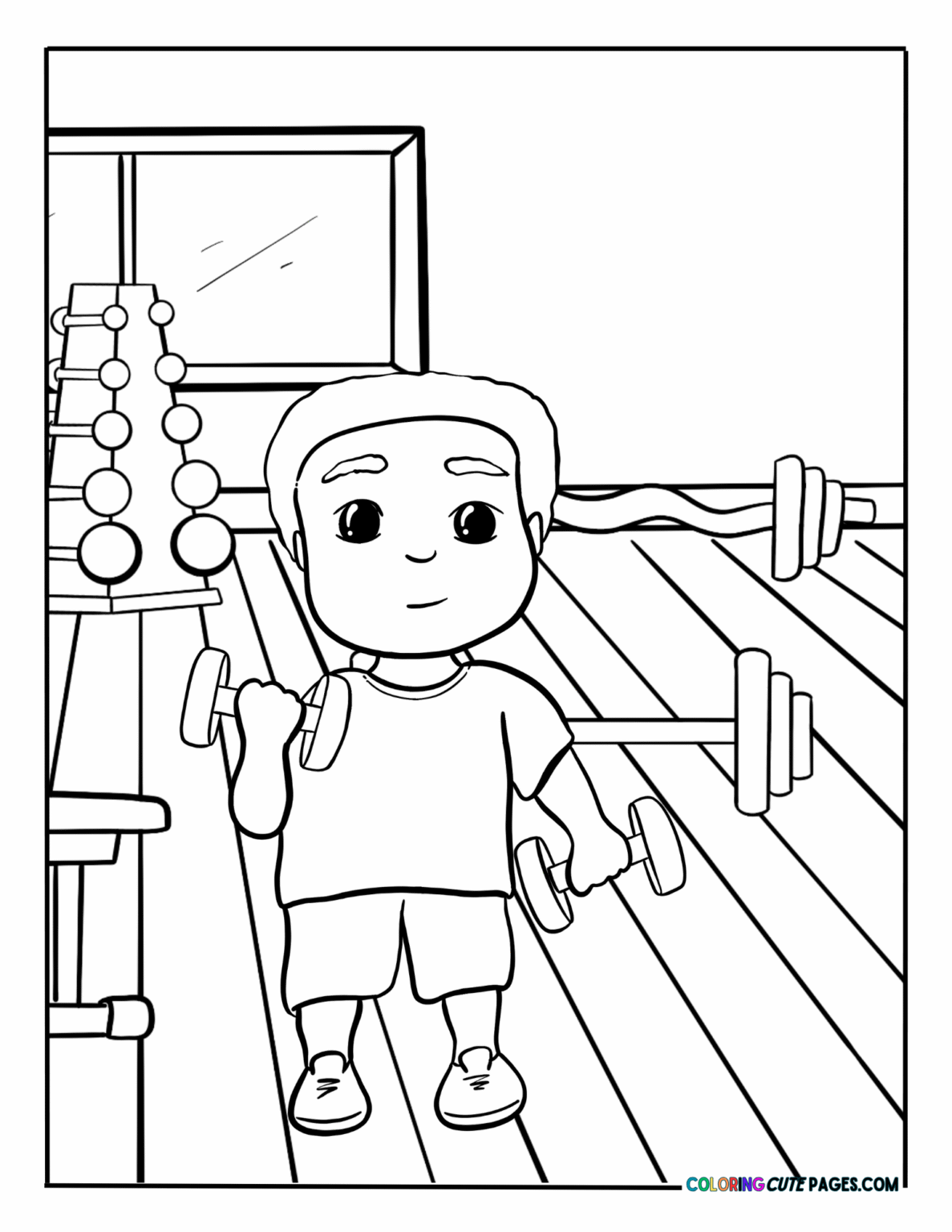 Healthy Habits Coloring Pages