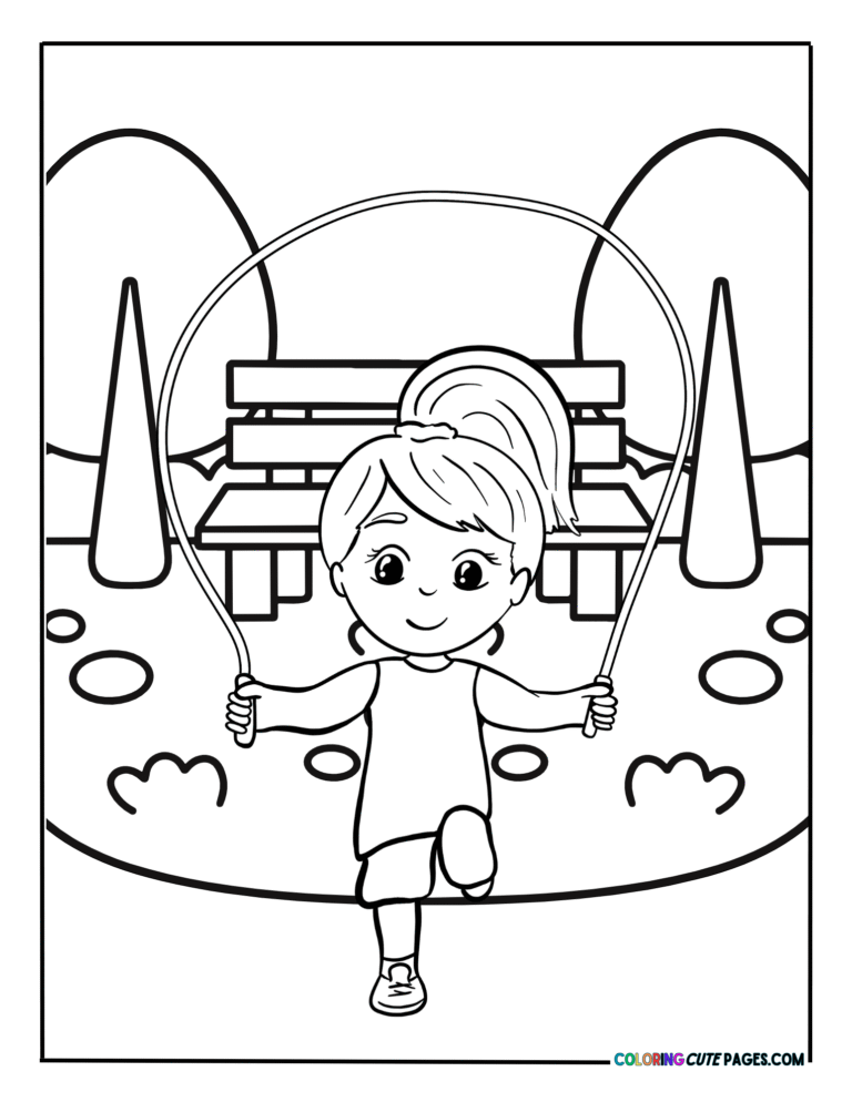 Healthy Habits Coloring Pages