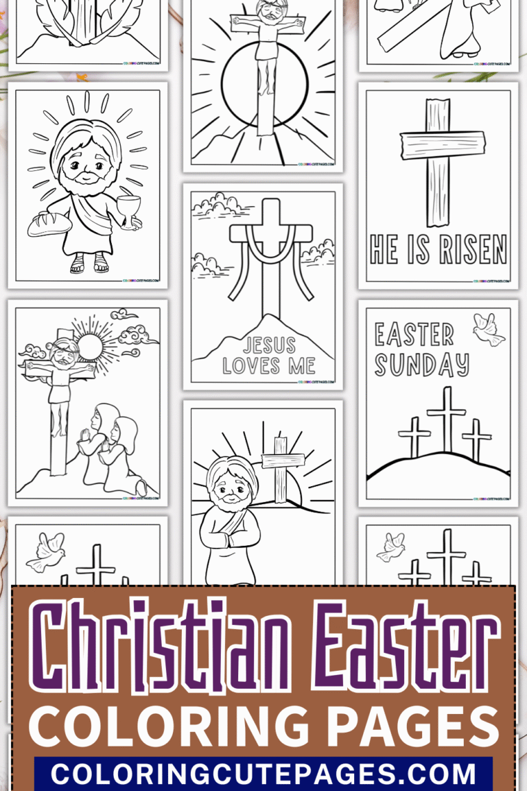 Christian Easter Coloring Pages