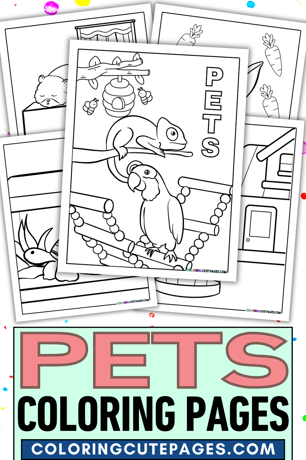 Printable Pets Coloring Pages